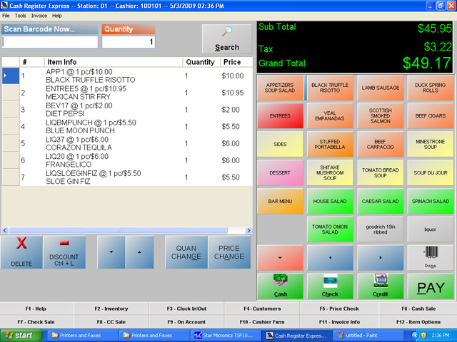 PcAmerica Cash Register Express POS Software
